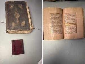 Istanbuldan kelgan yo‘lovchining sumkasidan arabcha tarixiy kitoblar ...